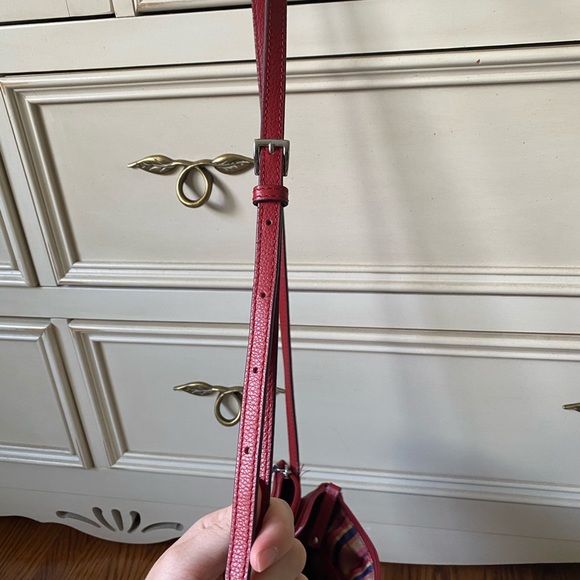 Danier | Bags | Danier Genuine Leather Red Cross Body Purse | Poshmark